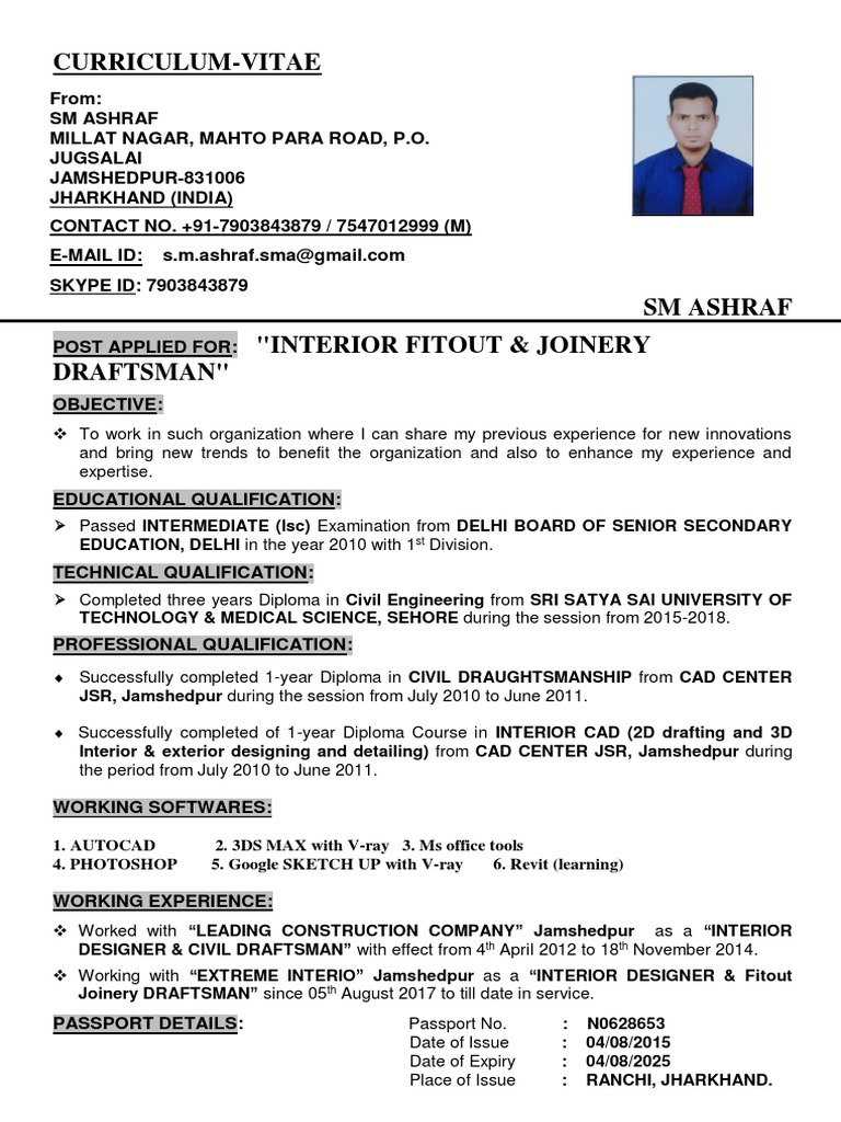 Interior Fitout & Joinery Draftsman | PDF | Technical Drawing