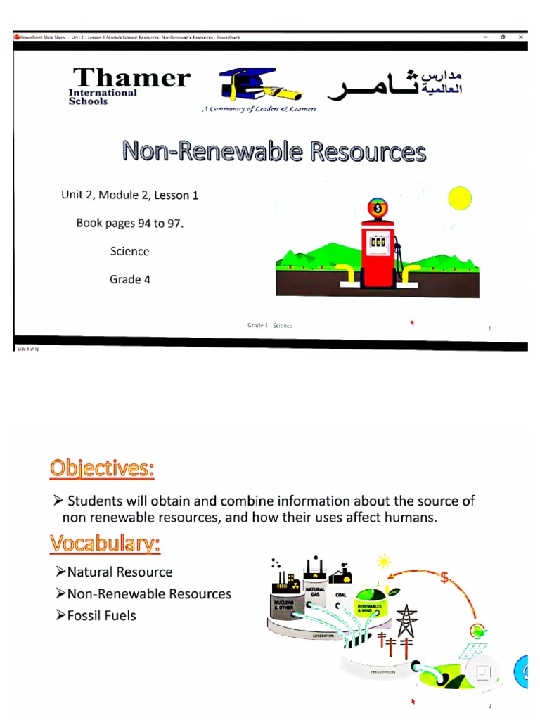 Non - Renewable Resources | PDF