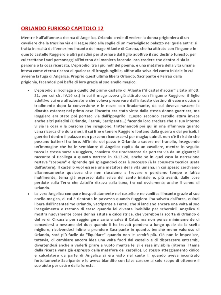 Orlando Furioso | PDF