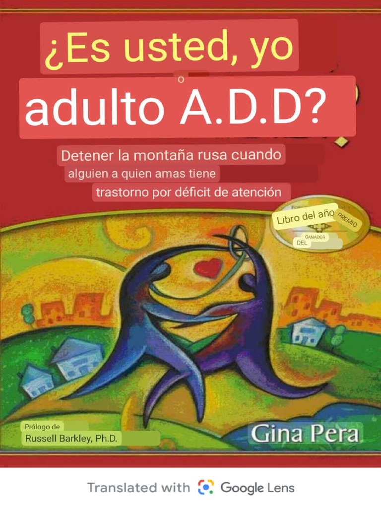 Libro Tdah y Matrim. Español Pag 1 Al240 | PDF