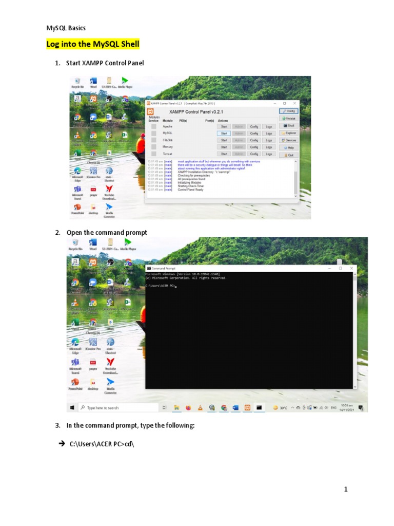 Wk4 Content 4.1 MYSQL Basics-1 | PDF
