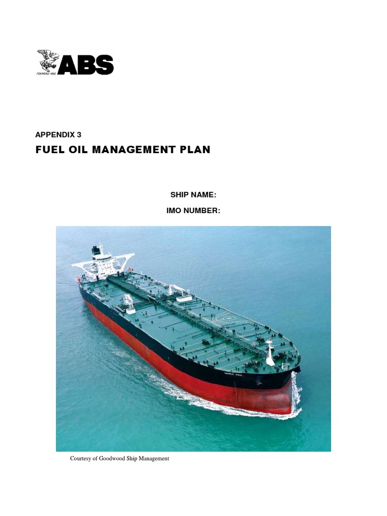 To Access The Fuel Oil Management Plan Sample Template | Download Free ...