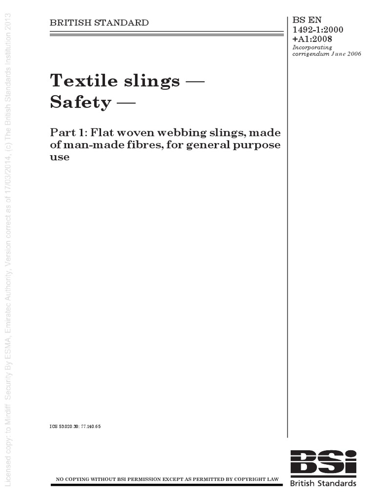 BS en 1492-1 | PDF