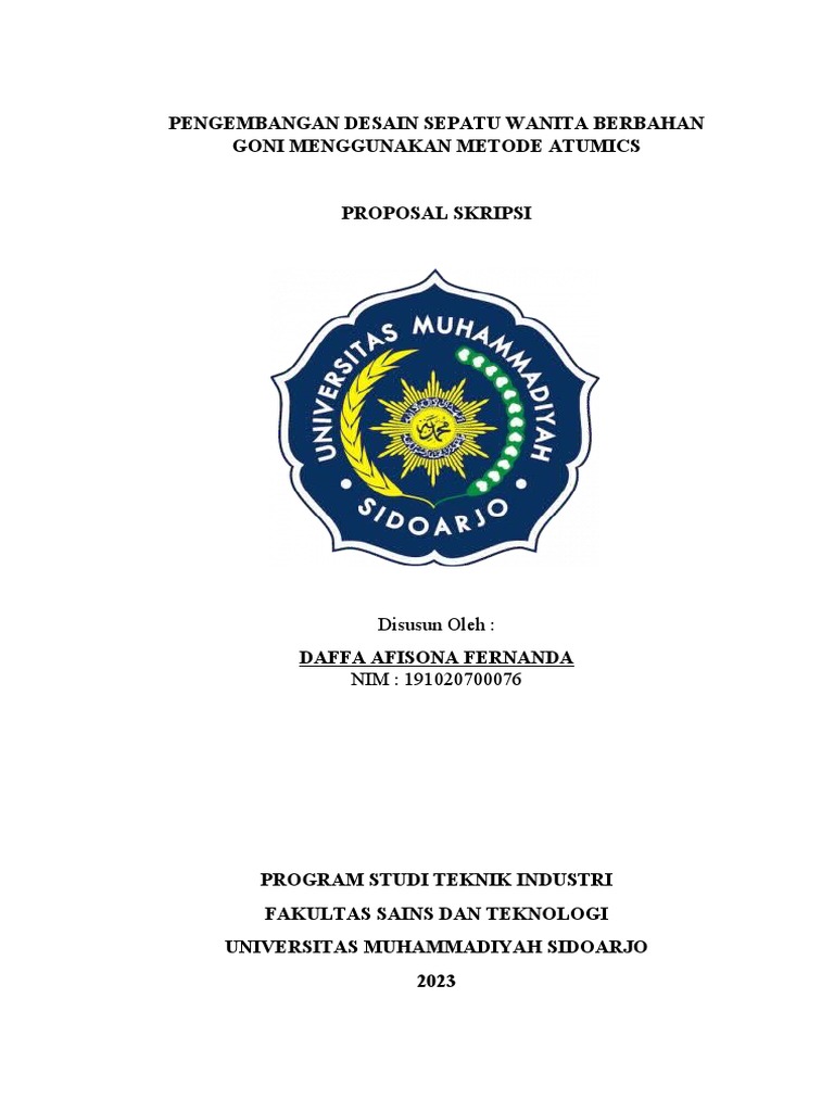 Proposal Skripsi - Daffa Afisona - 191020700076 | PDF