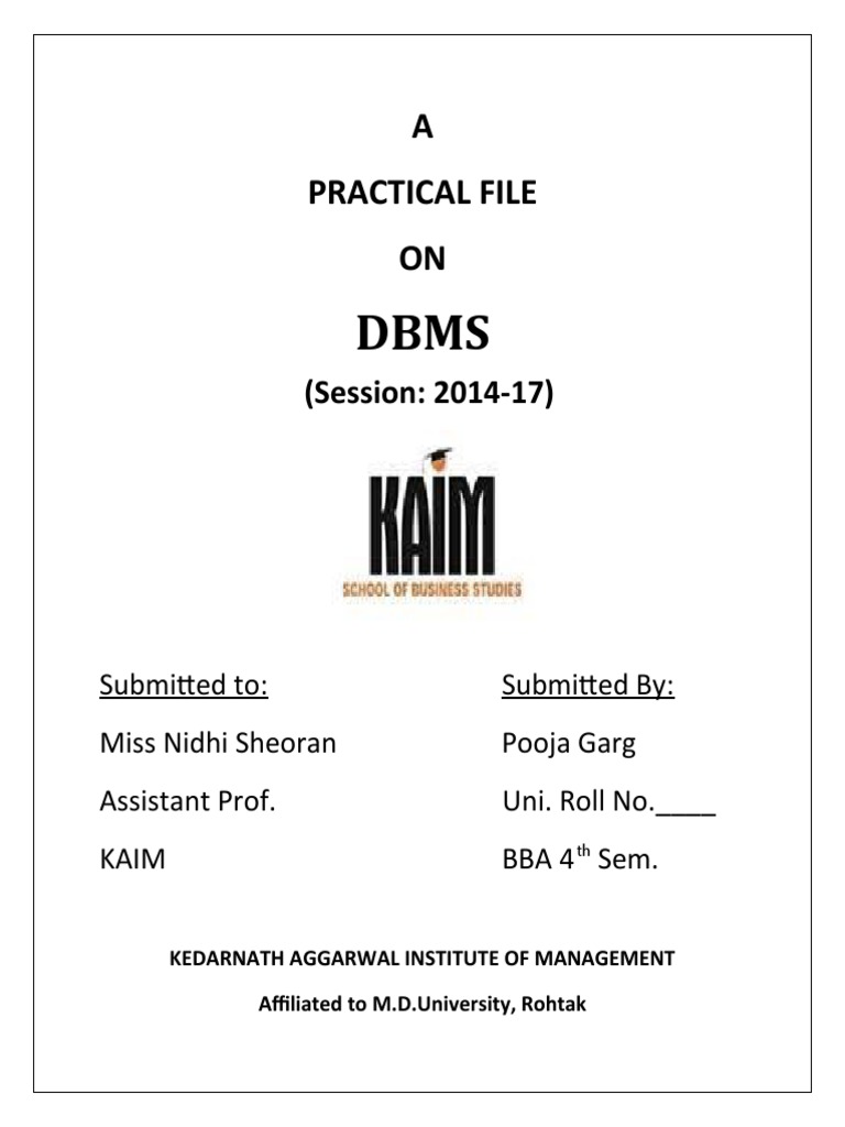 Pooja | PDF | Relational Database | Microsoft Access