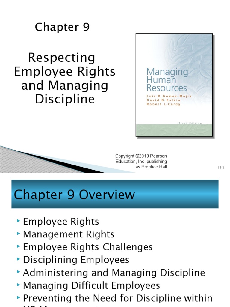 CH 9 Employee Rights and Discipline | PDF | Employment | Human Resource Management