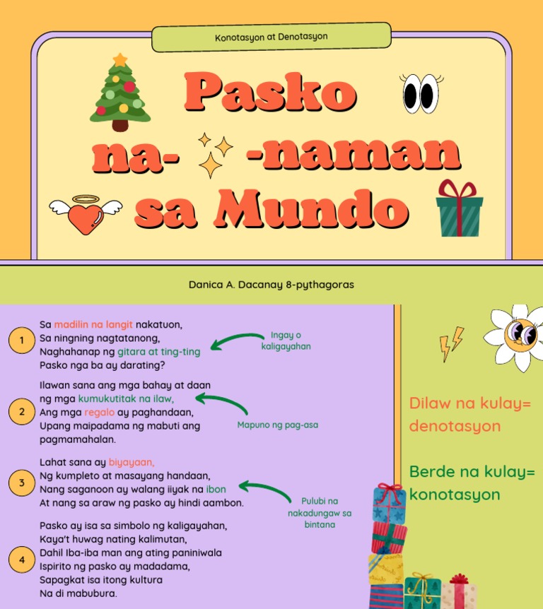 Konotasyon at Denotasyon | PDF