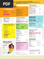 Nando's Menu Highlights and Prices | PDF | Hamburgers | French Fries