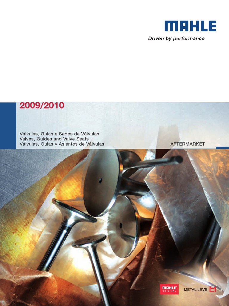 Catalogo Mahle Valvulas 2009 2010 | PDF