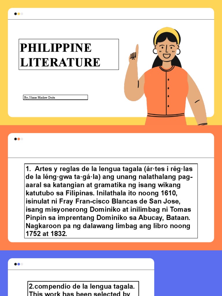 Philippine Literature | PDF | Tagalog Language | Languages