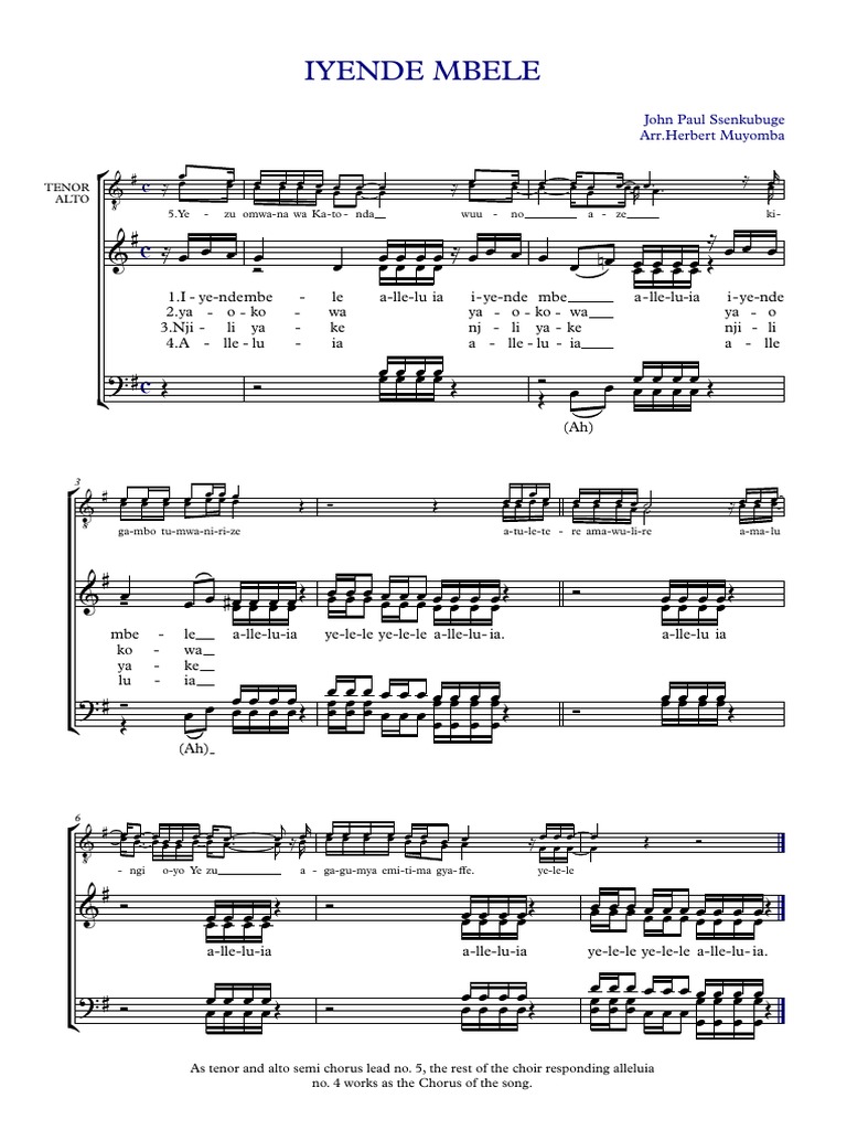 Iyende Mbele Final | PDF