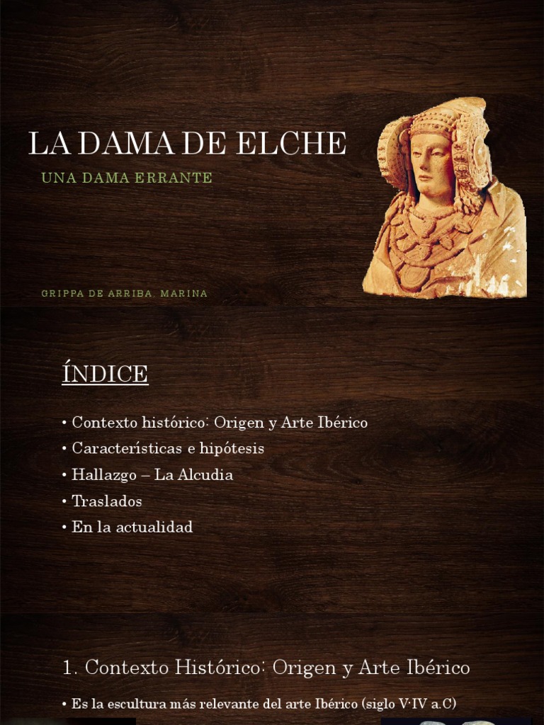 La Dama de Elche | PDF | Arqueología