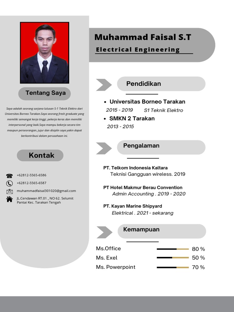 CV Faisal Ind | PDF