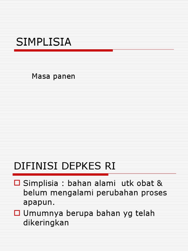 SIMPLISIA | PDF