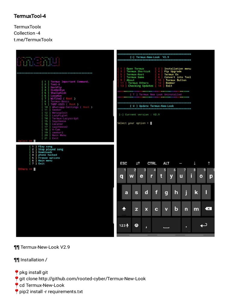 Termux Toolx 4 | PDF