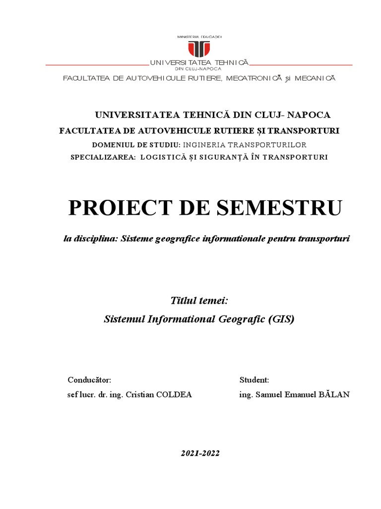 Balan Samuel Lst1 - Gis, Qgis | PDF