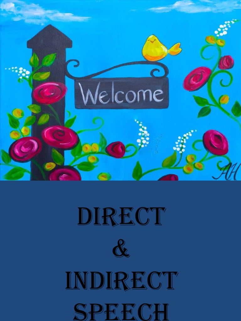 Direct And Indirect Speech Pdf Linguistic Typology Linguistic