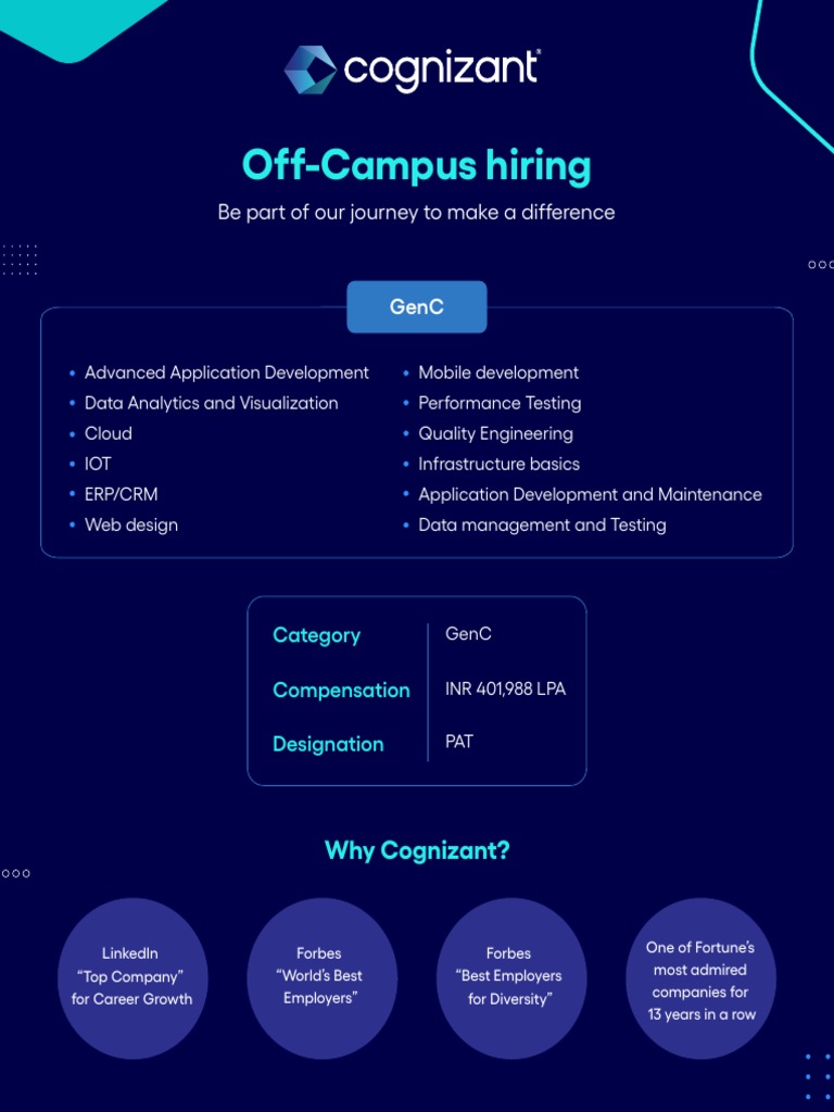 IT PAT Brochure For Off-Campus Hiring | PDF | Recruitment | Job Interview