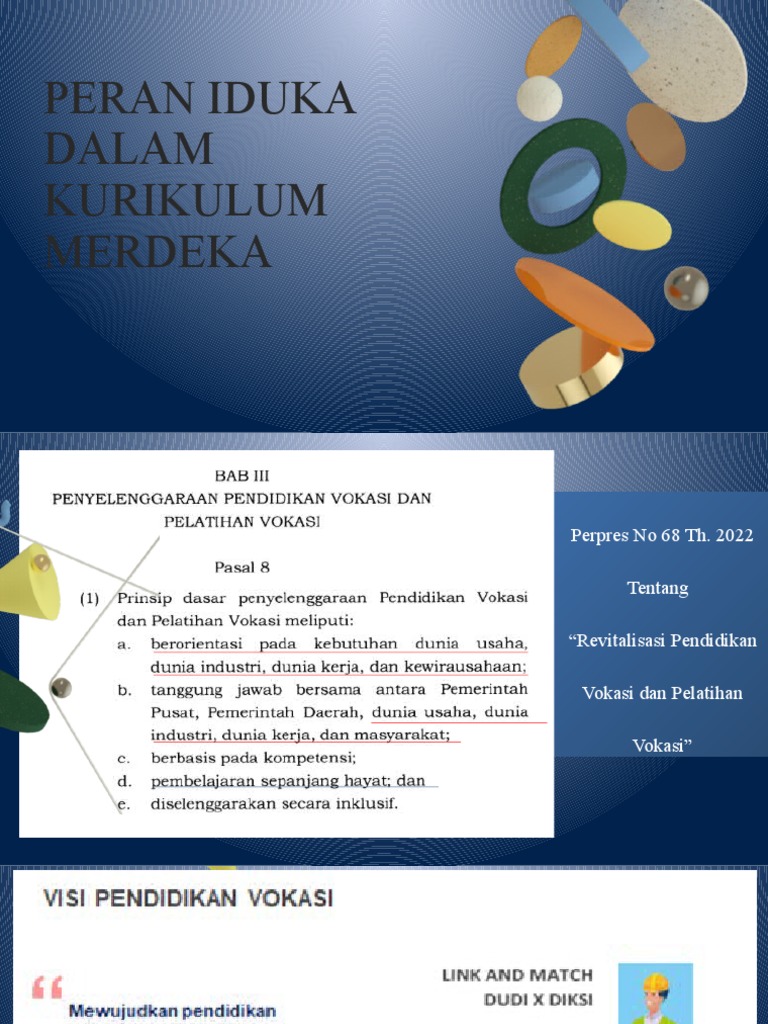 Peran Iduka Dalam Kurikulum Merdeka | PDF