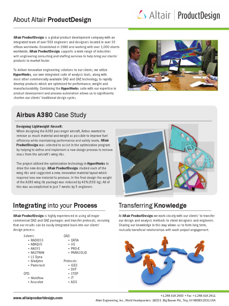 Altair Product Design | PDF