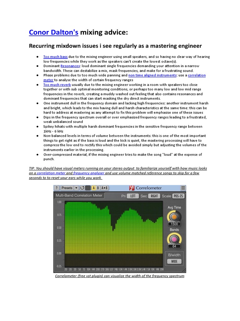 Mastering Engineer's Guide to Common Mixing Issues and Creating Mixes ...