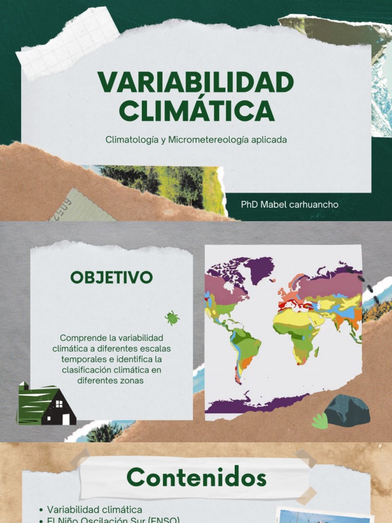 Climatologia Unidad 2 Variabilidad Climática | PDF