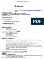 Bula do Novanlo: Levanlodipino 2,5mg e 5mg | PDF | Hipertensão ...