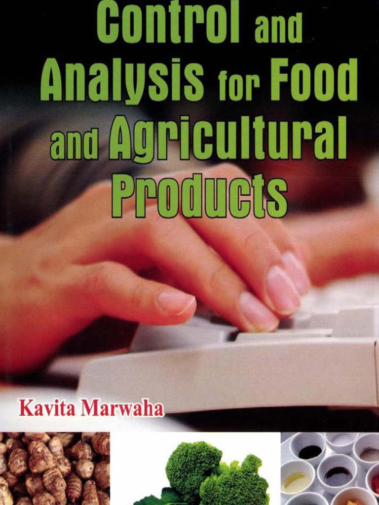Control and Analysis For Food and Agricultural Products | PDF | Quality ...