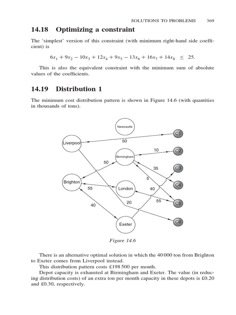 14 18 Optimizing A Constraint Solutions To Problems 369 Pdf Mathematical Optimization