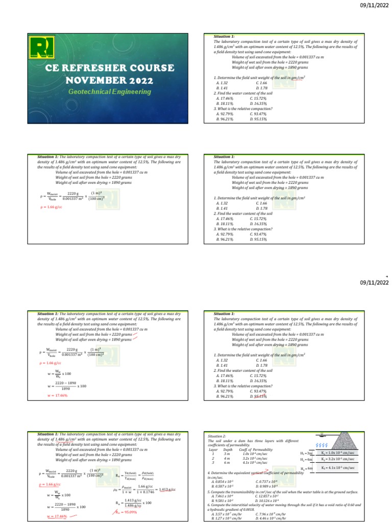 Alejandro 8 - Geotech - Annotated Slides | PDF Alejandro 8 - Geotech - Annotated Slides | PDF