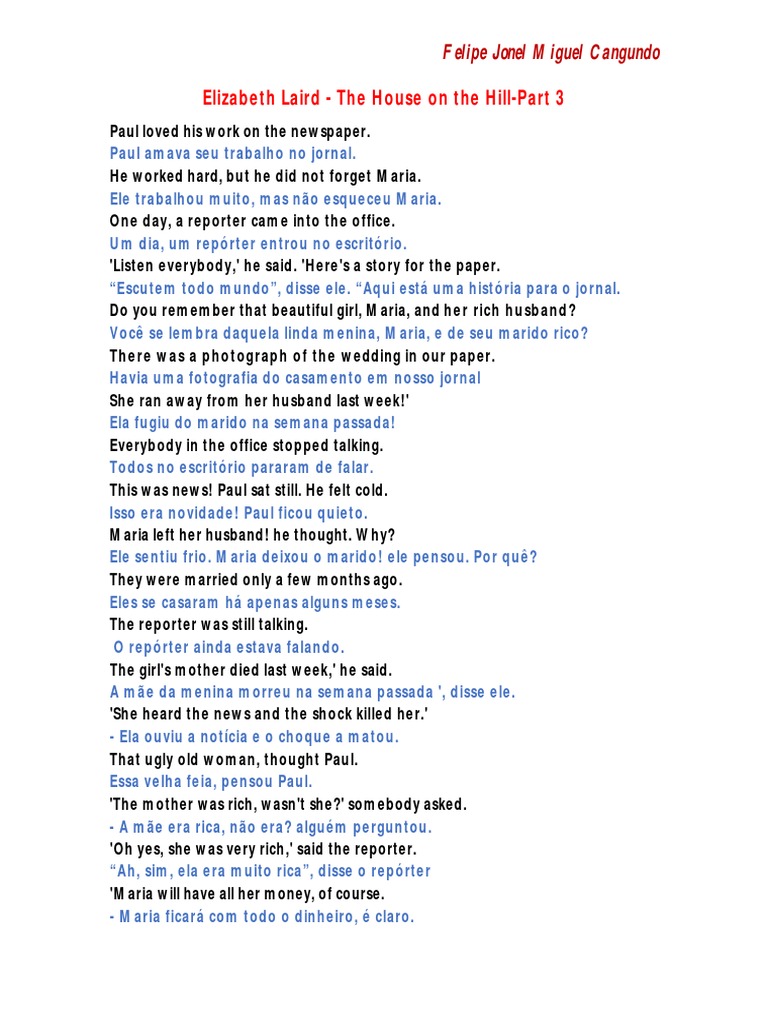 The House On The Hill-Part 3docx | PDF