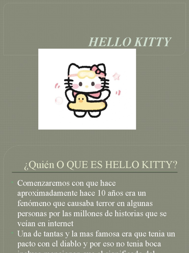 Copia de Hello Kitty Presentacion Daniela Navarro | PDF