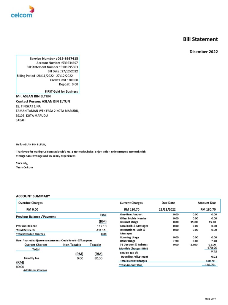 Statement November-1672116811 | PDF | Fee | Payments