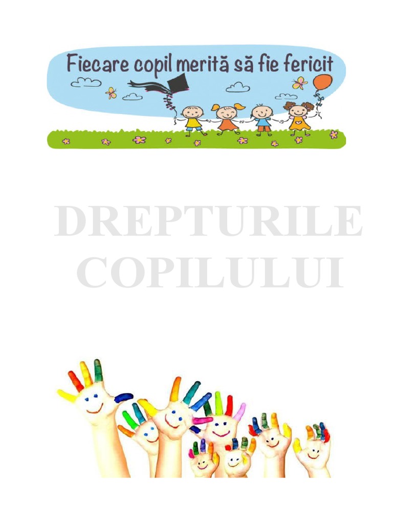 Drepturile Copilului Proiect | PDF