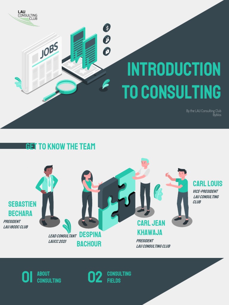 Introduction To Consulting Pdf Business Service Industries