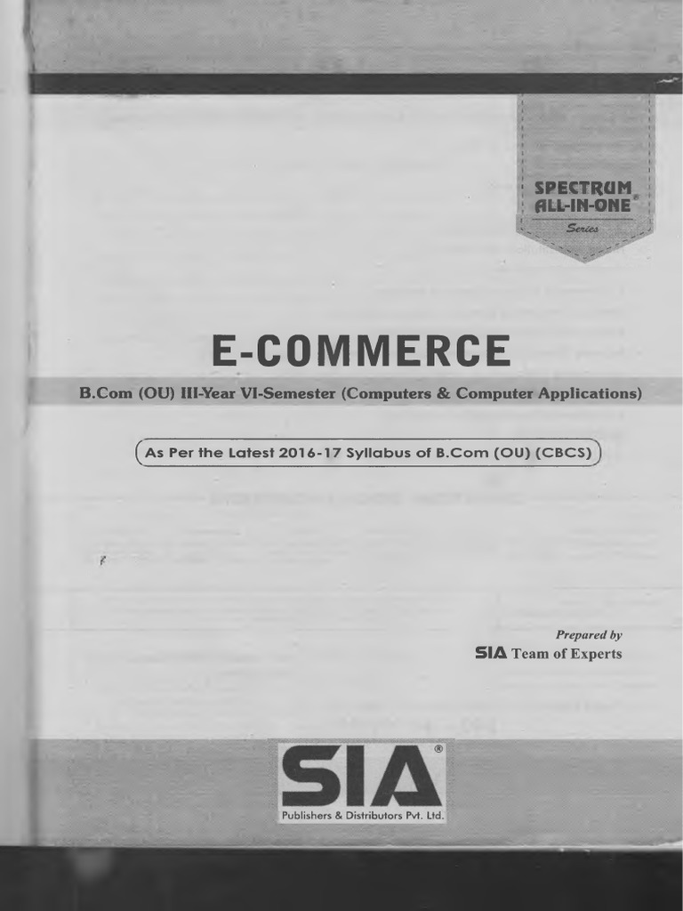 E-Commerce Sia | PDF | E Commerce | Online Shopping