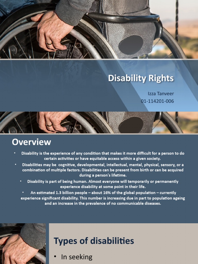 Disability Rights Presentation | PDF