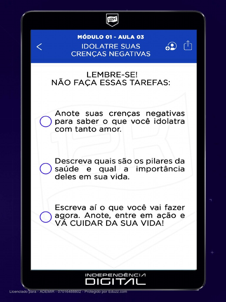 Tarefa Id 01 03 | PDF