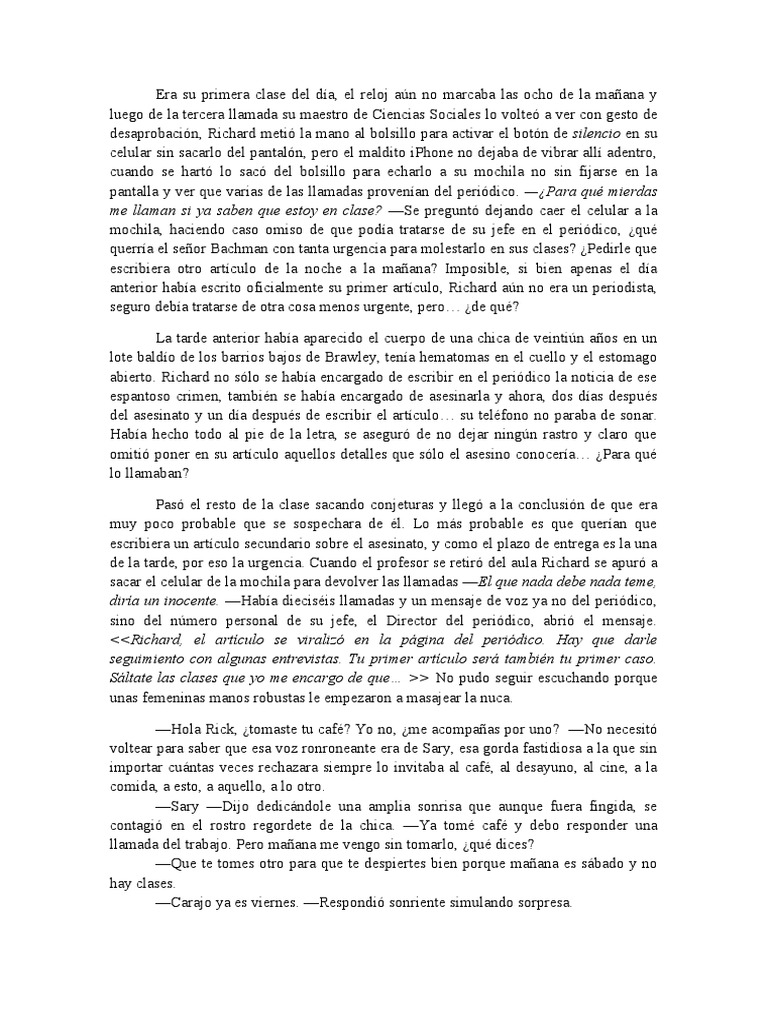 Richard Lively - Capítulo 1 | PDF