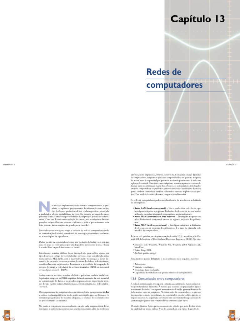 Redes de Computadores | PDF | Rede de computadores | Modelo OSI