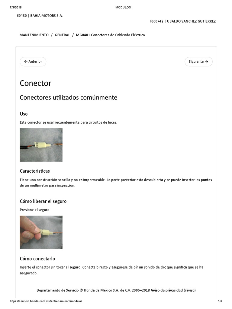 Conectores 1 | PDF | Ingenieria Eléctrica | Electricidad