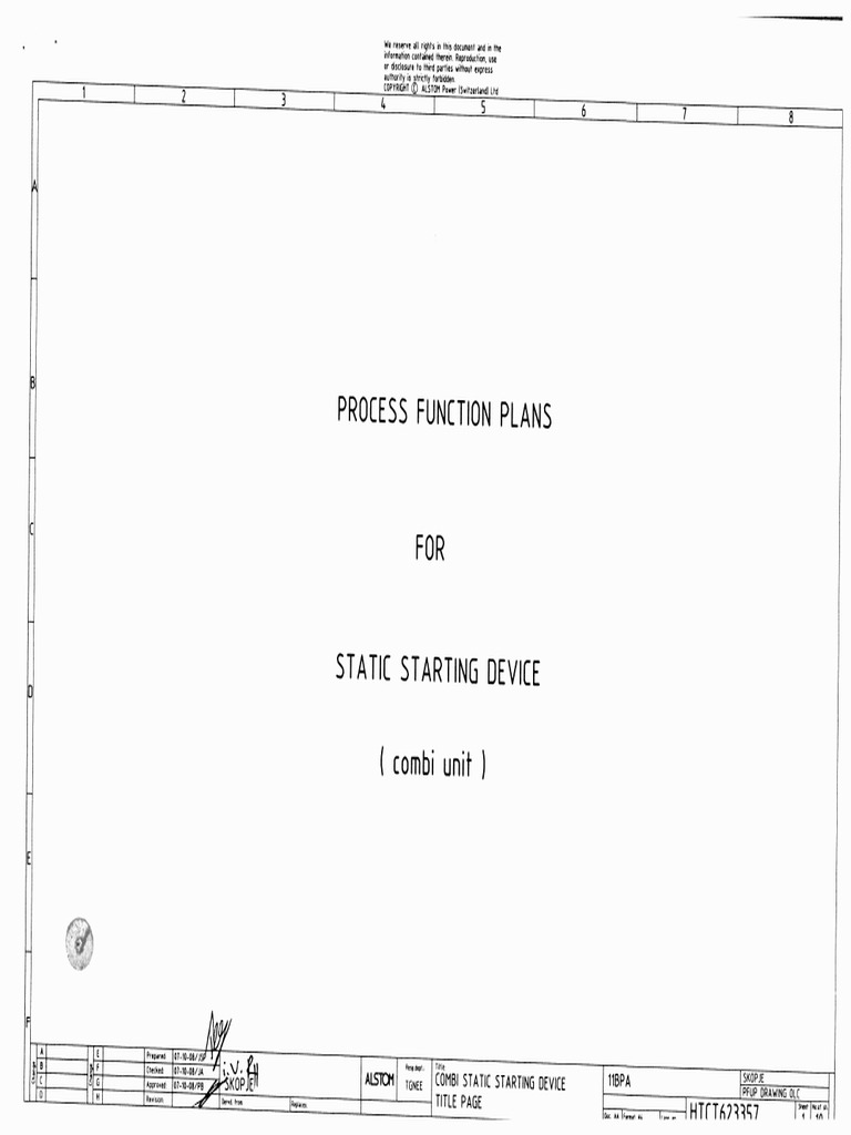 ATT04 HTCT623357 PFUPs For Static Starting Device Combi Unit | PDF ...