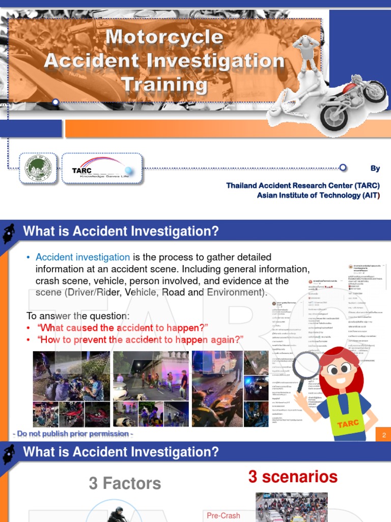 Traffic Accident Investigation Workshop | PDF | Traffic Collision | Thorax