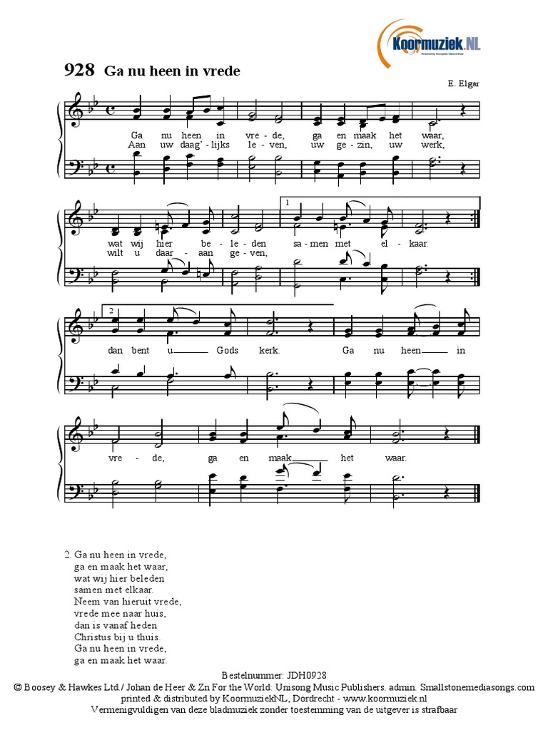 Ga Nu Heen in Vrede | PDF