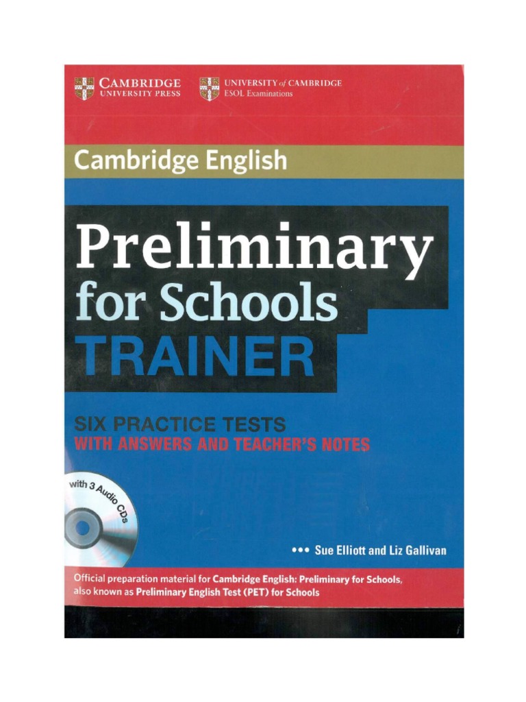 PET For Schools Trainer | PDF