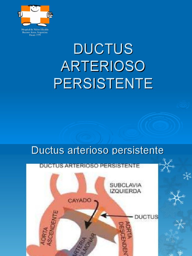 Ductus Arterioso Persistente: Diagnóstico y Clasificación | PDF