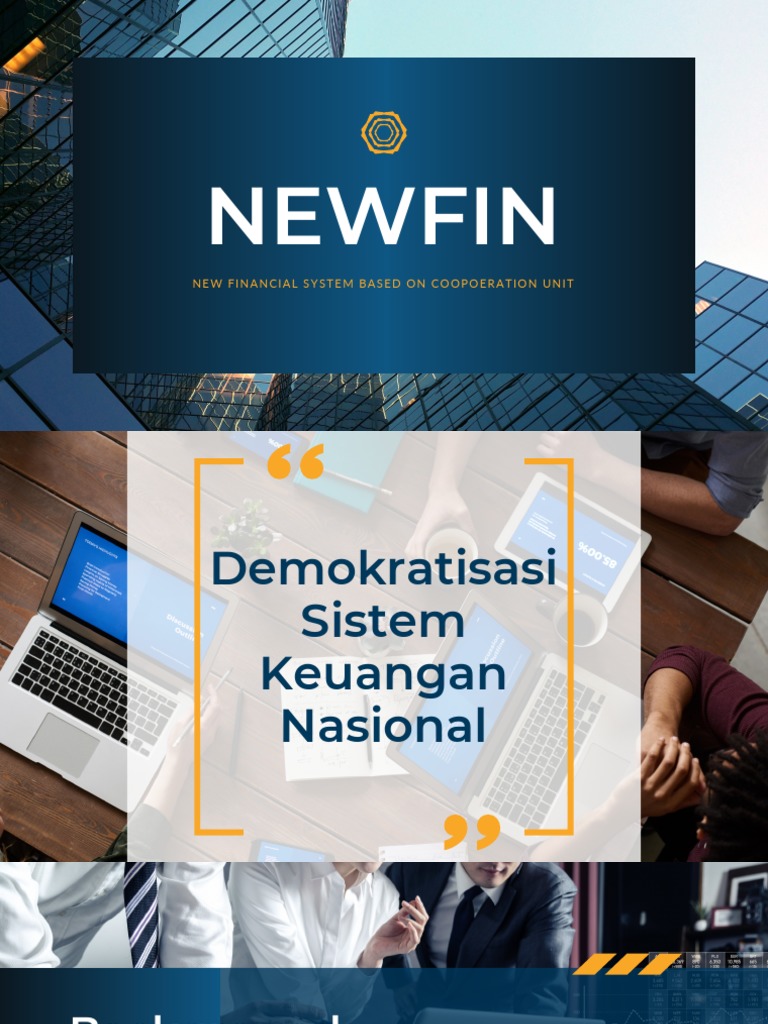 Sistem Keuangan Koperasi Digital NewFin | PDF