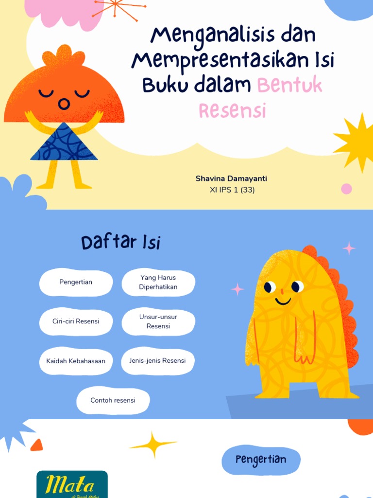 Resensi Shavina Damayanti XI IPS 1 | PDF