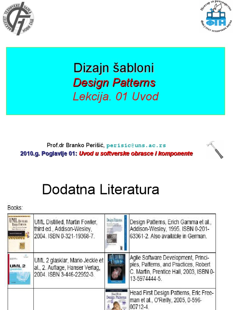 SIMSW 03 02 Dizajn Sabloni | PDF
