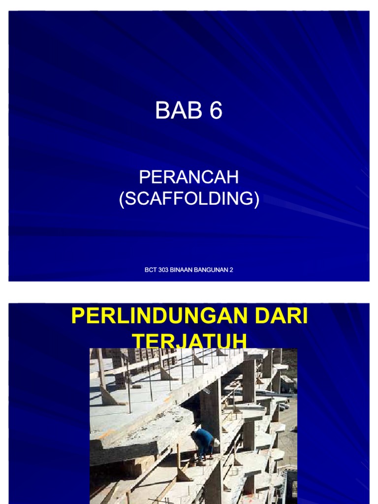 UNIT 6 - Perancah | PDF